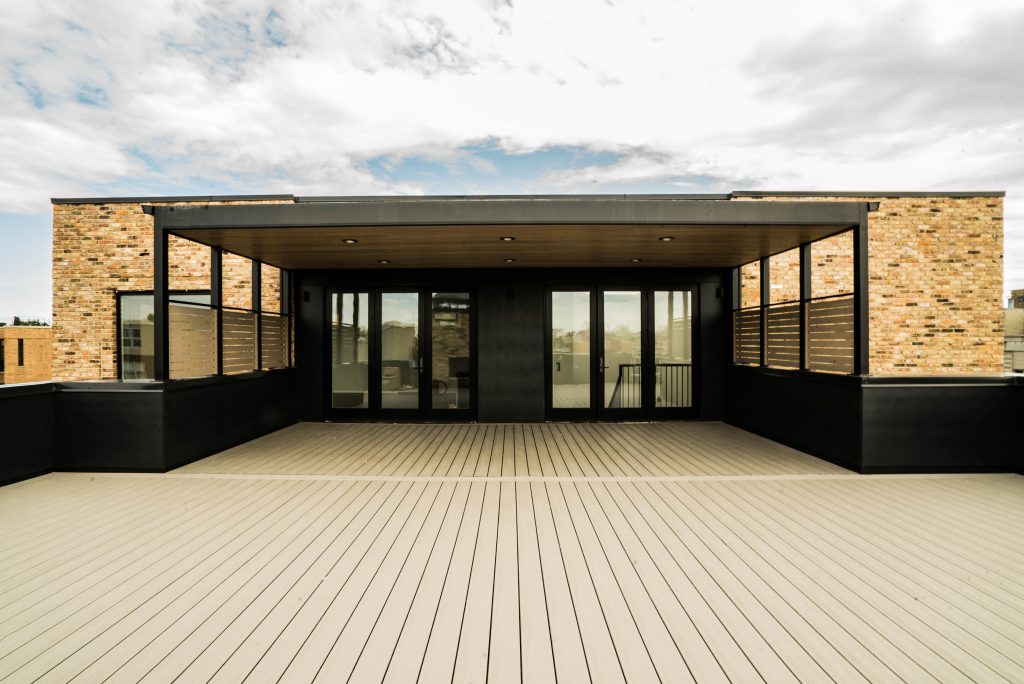 Steel Shade Structure - Chicago Roof Deck + Garden