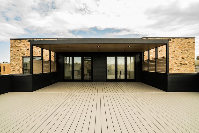 Steel Shade Structure - Chicago Roof Deck + Garden