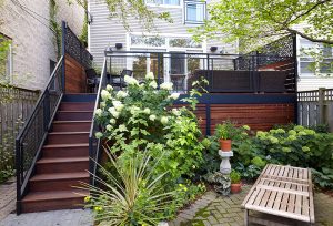 Tropical Hardwood Terrace - Chicago Roof Deck + Garden