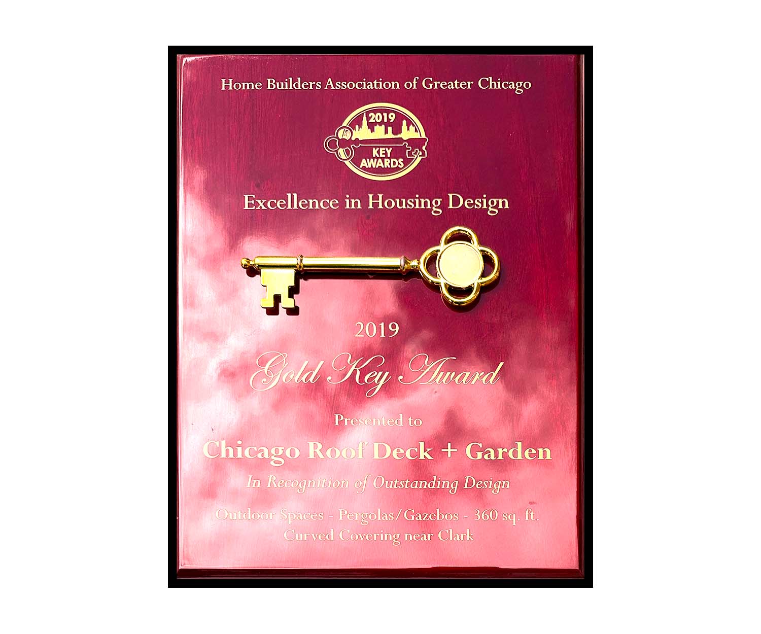 Gold Key Award - Outdoor Spaces - Pergolas/Gazebos 2019 - Awards ...