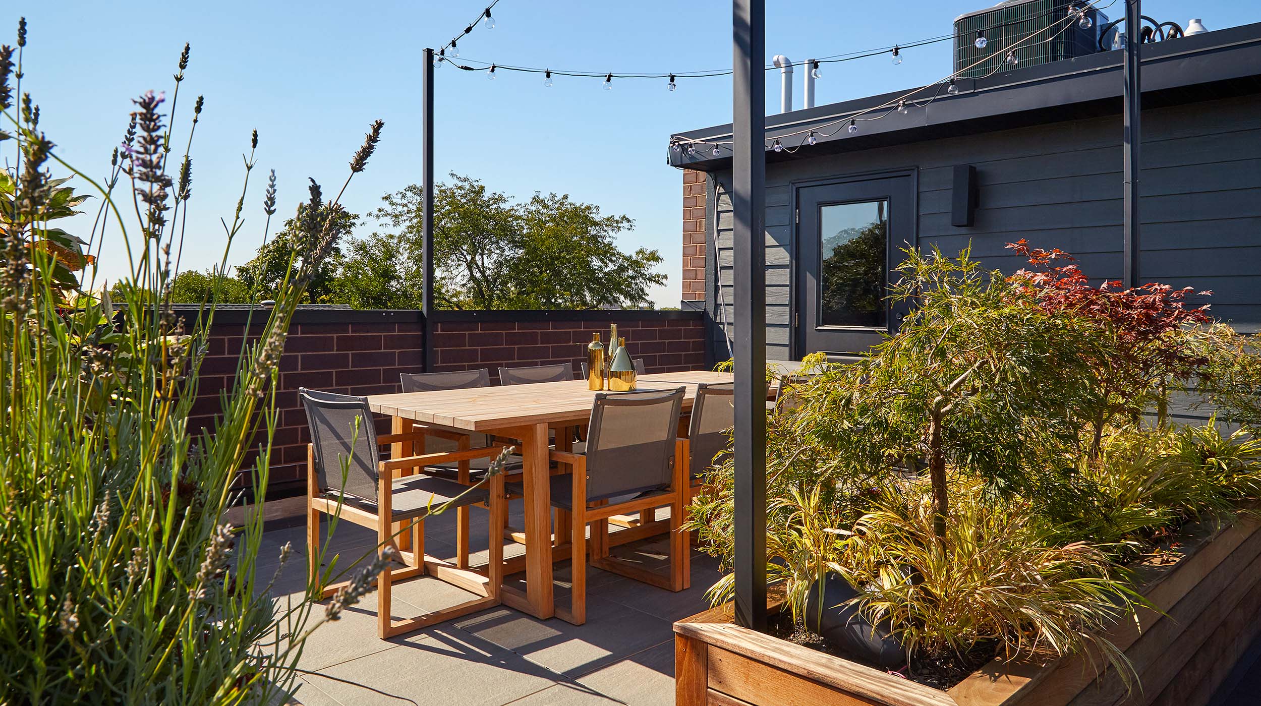 Operable Aluminum Shade & Funky Finishes - Projects - Chicago Roof Deck ...