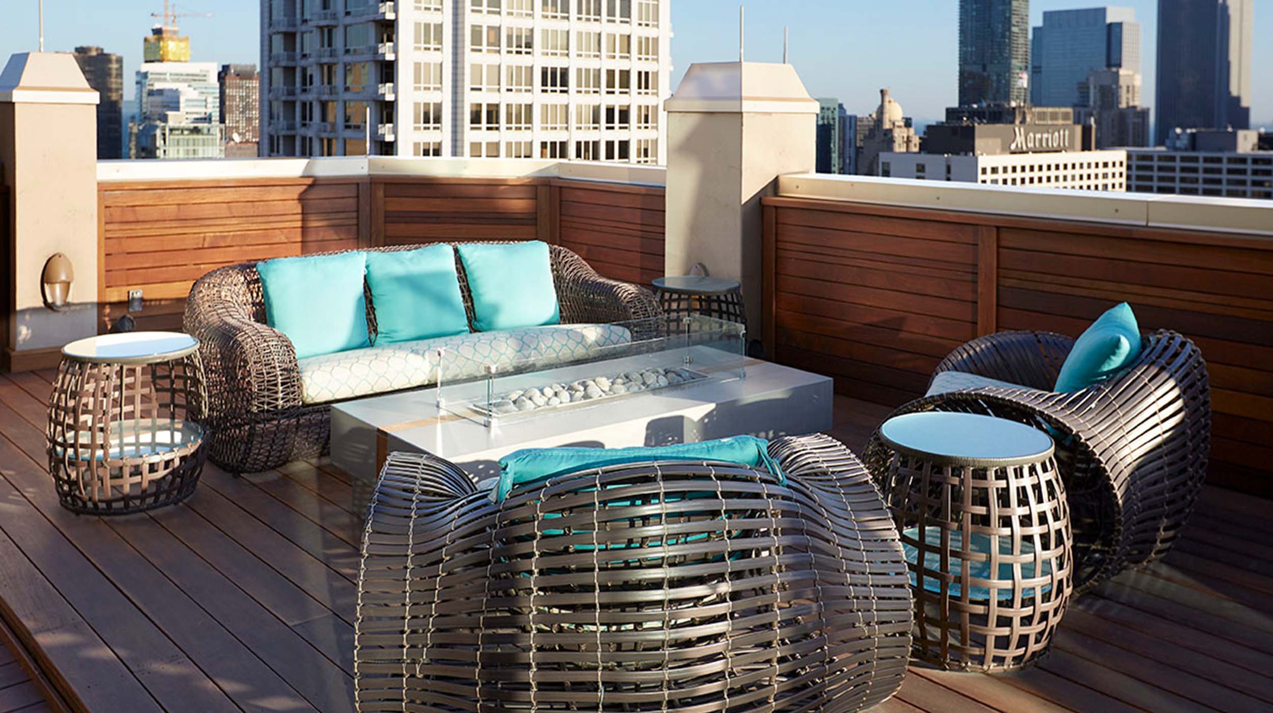 River North Penthouse Rooftop | Projects | Chicago Roof Deck + Garden